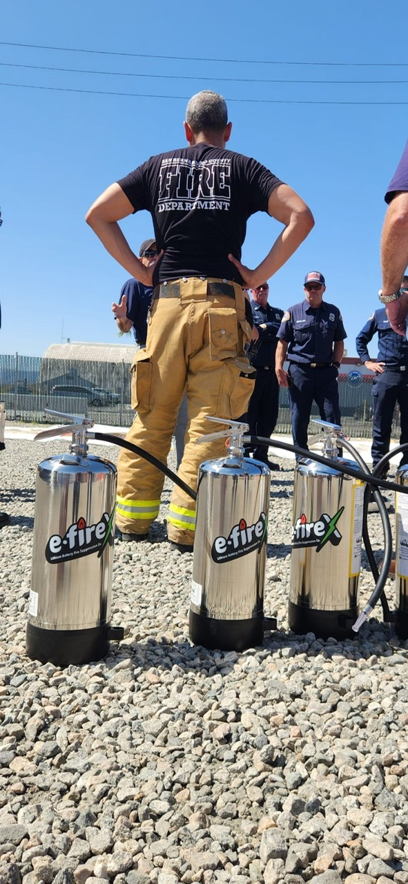 E-Fire X - Lithium Battery Fire Extinguisher